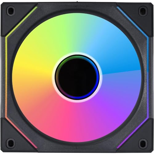 Lian Li UNI Fan SL-INF 120 RGB Infinity Mirror ARGB 120mm Black Desktop Computer Fan