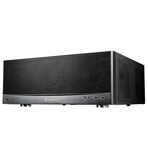 SilverStone Technology Grandia 11 Compact ATX Home Theater PC (HTPC) case with 240mm Radiator Support, SST-GD11B