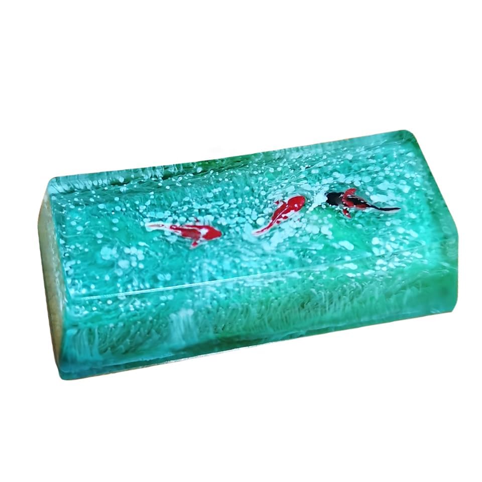 Gaming Keycaps Resin Keycaps for Cherry MX Swtiches (OEM R4) (Blue Cat Claw XDA)