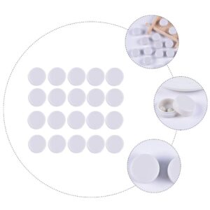 Gadpiparty 100Pcs 20MM Plastic Rattles Noise Maker Insert Rattle Toy Squeaker Ring Box Repair Baby Toy Rattle Box Repair Fix for Baby Pet Dog