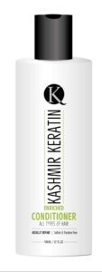 kashmir keratin enriched conditioner hydrating sulfate paraben free for all types of hair &dry damaged hair new presentation (32 fl. oz)