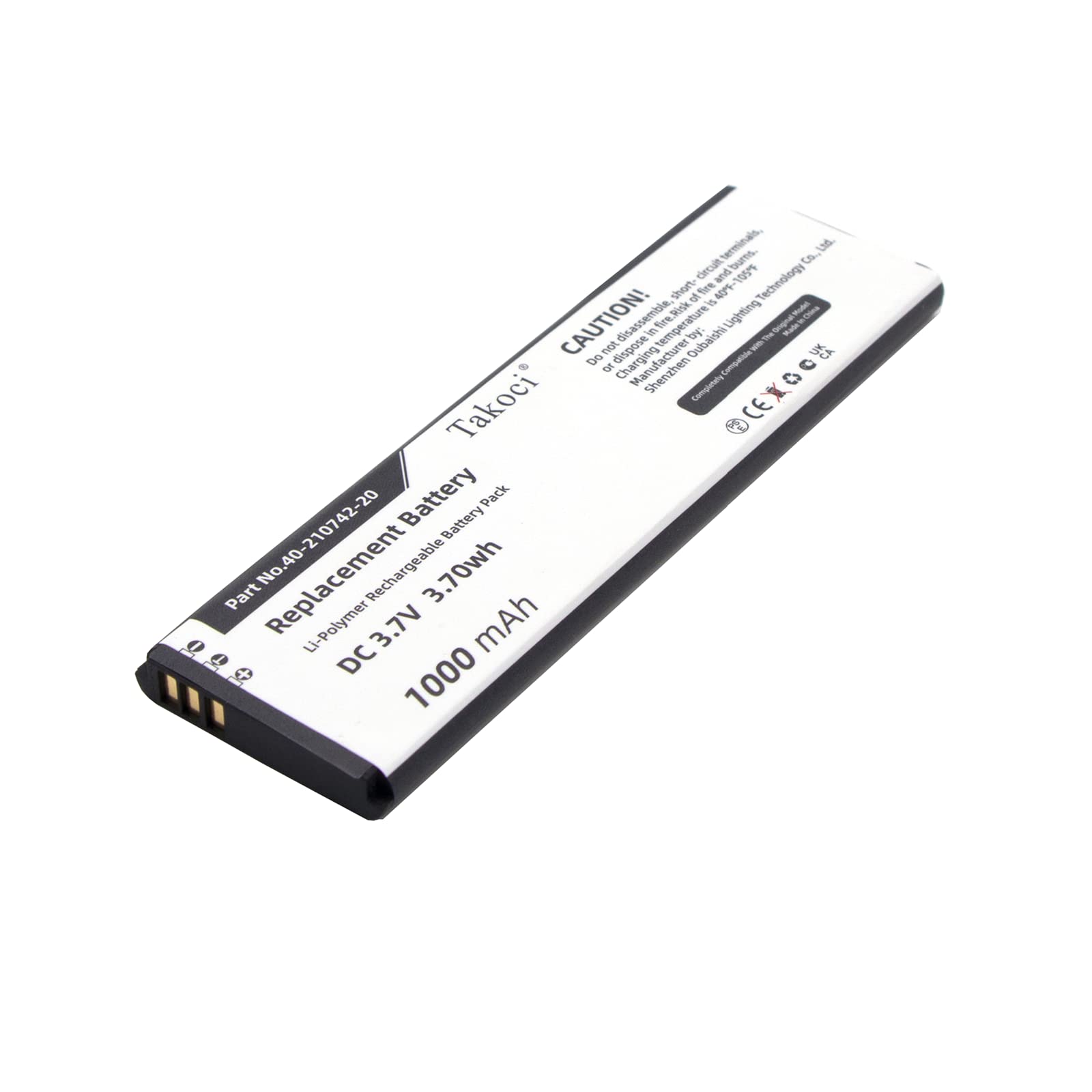 Youejoeq ATB-1800-SY5530, ATB-900-SY5531, 40-210742-20 Replacement Battery for RTI T2i T2X T3X T1 T2+ T2B T2C T2Cs T3 Remote Control Transmitter 1000mAh