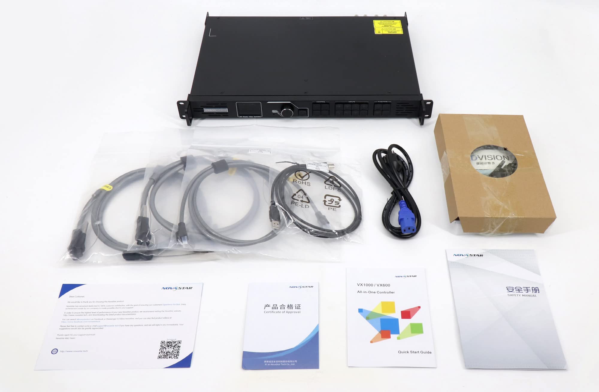 Novastar VX600 Video Processor All-in-1 LED Controller,Fast DHLexpress delivery time about5-6days