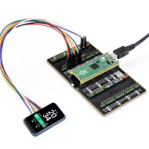 waveshare 1.47inch LCD Module 172×320 Resolution 262K RGB Colors IPS Display for Raspberry Pi, Arduino, STM32,Embedded ST7789V3 Driver,SPI Interface