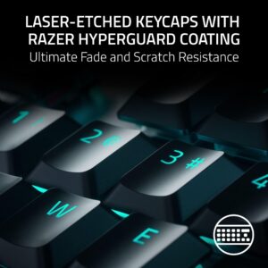 Razer DeathStalker V2 Pro TKL Wireless Gaming Keyboard: Low Profile Optical Switches Linear Red - HyperSpeed Wireless & Bluetooth - Chroma RGB - Up to 200 Hr Battery Snap Tap