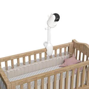 OkeMeeo Baby Monitor Mount for Vtech VM901, VAVA Baby Monitor 720P, Vtech VM919HD and Hipp Baby Monitor, Flexible Universal Baby Camera Mount for Crib Nursery