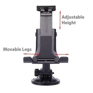 Xenda Car Mount Dash Windshield Holder Strong Grip Cradle Swivel Dock Suction Compatible with Samsung Galaxy Z Flip 3 5G - Galaxy Z Fold 2 - Galaxy Z Fold 3 5G, Black