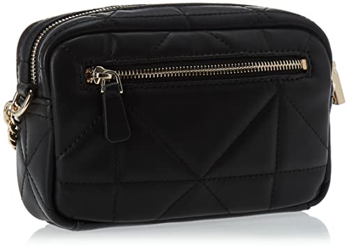 GUESS Womens Ellery Crossbody Camera Bag, Black, One Size US