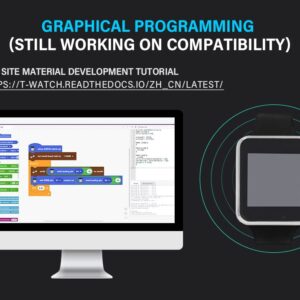 WayPonDEV T-Watch 2020 V3 ESP32-Based Programmable Watch, ESP-IDF or MicroPython(Silver)