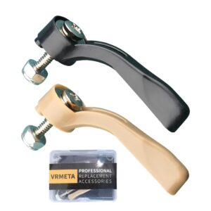 vrmeta 2 pcs diy hair clippers adjusting lever fit wahl magic clip 8148/8504/8591/1919 repair part (2 x adjusting lever)