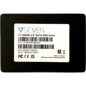 v7 v7ssd480gbs25u 480 gb solid state drive - 2.5" internal - sata (sata/600) - taa compliant