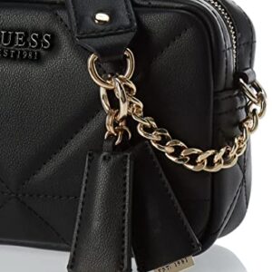 GUESS Womens Ellery Crossbody Camera Bag, Black, One Size US