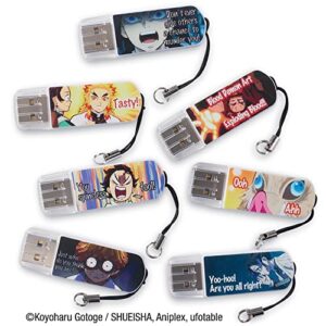 Verbatim Officially Licensed Limited Edition 32GB Demon Slayer: Kimetsu no Yaiba Thumb Drive - Kyojuro Rengoku - Anime Design USB 3.0 Flash Drive