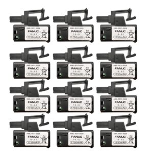 (pack of 12) a98l-0031-0026 3v plc battery 1750mah for fanuc a02b-0309-k102 pn fanuc battery a98l-0031-0026