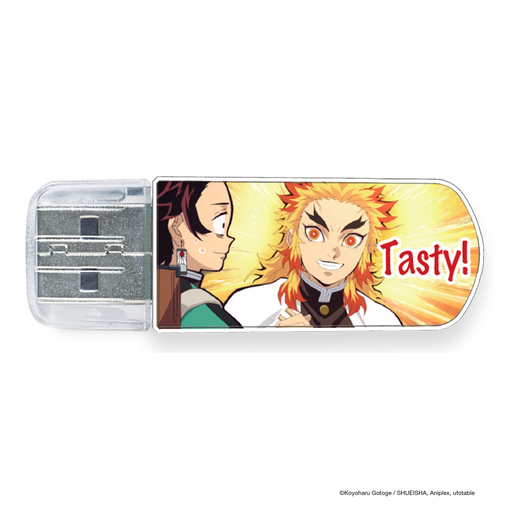 Verbatim Officially Licensed Limited Edition 32GB Demon Slayer: Kimetsu no Yaiba Thumb Drive - Kyojuro Rengoku - Anime Design USB 3.0 Flash Drive