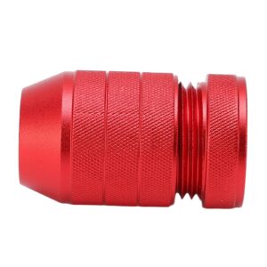 Adjustable Aluminum Alloy Drill Stop Collar Anti Slip Nylon Inner Ring Drill Stop Collar ​for Woodworking(For 0.24 to 0.43in Drill Bit)