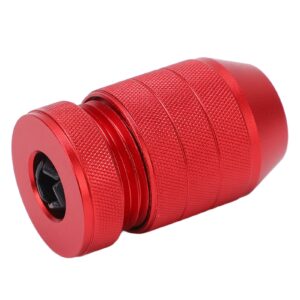 Adjustable Aluminum Alloy Drill Stop Collar Anti Slip Nylon Inner Ring Drill Stop Collar ​for Woodworking(For 0.24 to 0.43in Drill Bit)