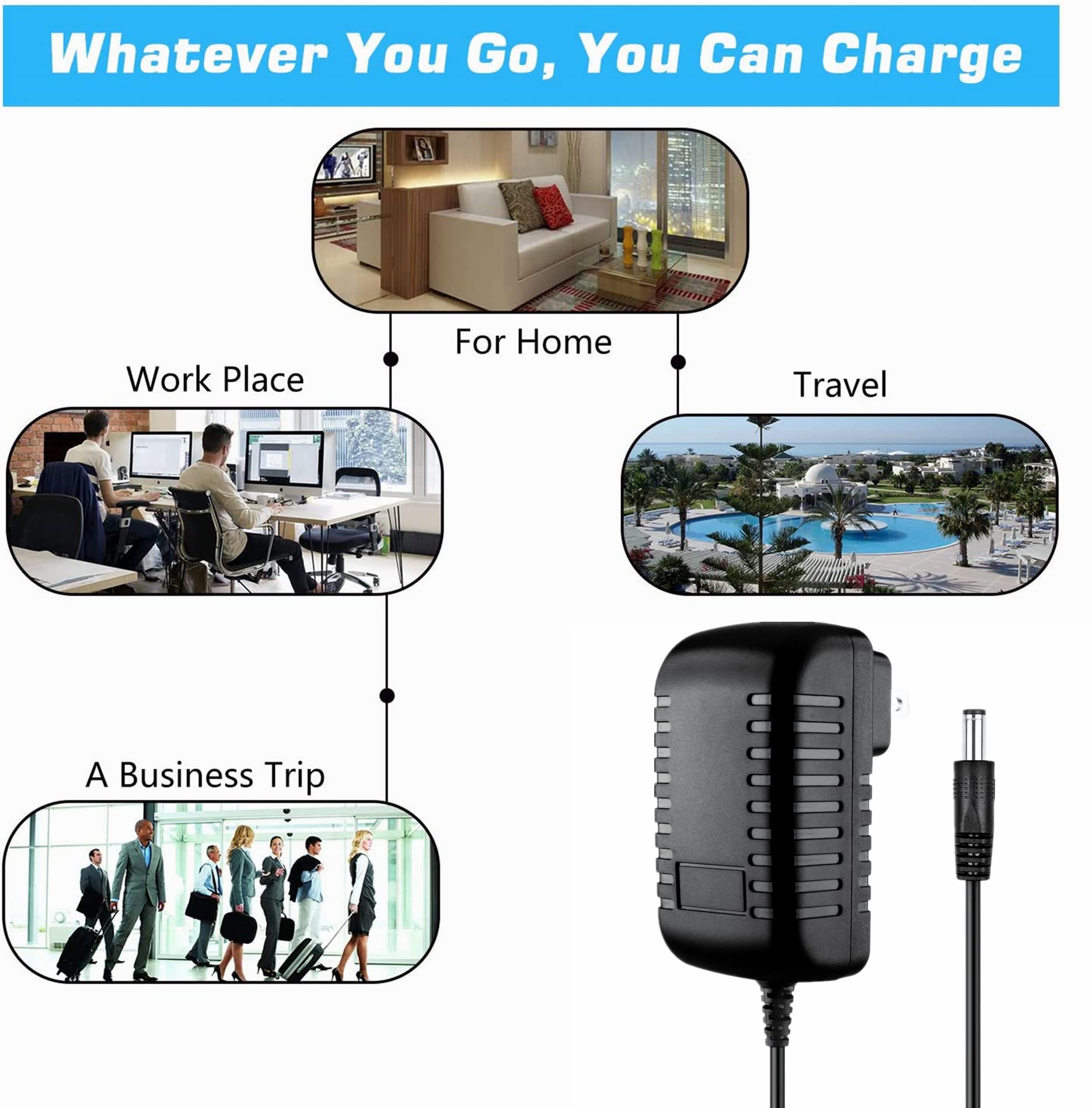 Dysead 25V AC Adapter for Electrolux Ergorapido Ion SW-250050A SW250050A Power Charger