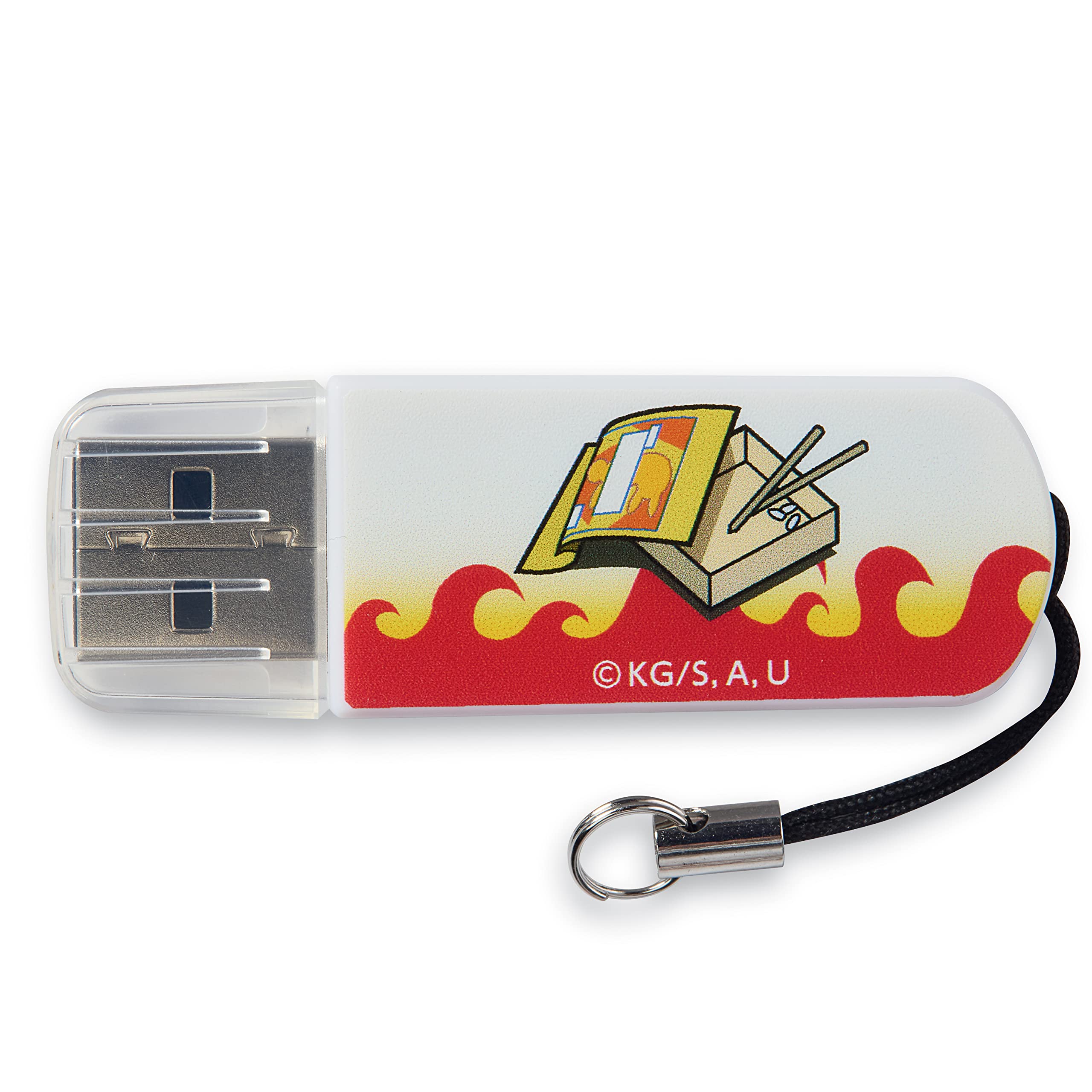 Verbatim Officially Licensed Limited Edition 32GB Demon Slayer: Kimetsu no Yaiba Thumb Drive - Kyojuro Rengoku - Anime Design USB 3.0 Flash Drive