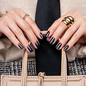 Gelish Mini Fall Collection: Plaid Reputation, Gel Nail Polish, Fall Nail Polish, Nail Gel Polish, Long-Lasting Soak Off Gel Polish (Follow Suit, 9mL)