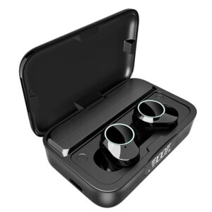 soonic bluetooth v5.3 earbuds, wireless noise cancelling earbud, compatible with apple android, built-in microphone, ipx7 waterproof earbud, 3300 mah large power (black)