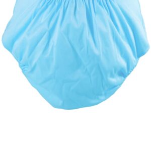 CutiePlusU Adult Cloth Diaper Washable Adult Pocket Nappy Cover Adjustable Reusable Breathable Leak Free - Blue