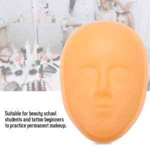 Tattoo Practice Skin Head 5D Eyebrow Eyebrow Practice Skin Silicone Practice Skin Tattoo Mannequin Training Head Face For Beginners[2#]