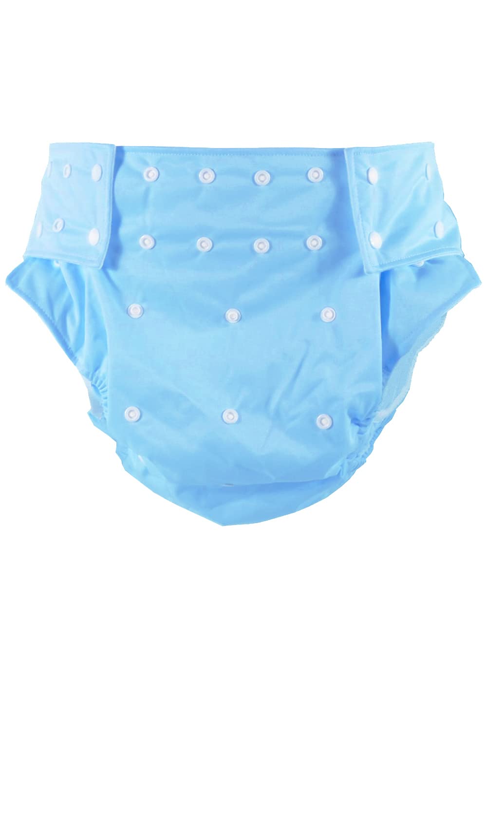 CutiePlusU Adult Cloth Diaper Washable Adult Pocket Nappy Cover Adjustable Reusable Breathable Leak Free - Blue