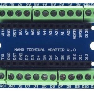 RedTagCanada Nano V3.0 3.0 Controller Terminal Adapter Expansion Board Nano IO Shield Simple Extension Plate for Arduino AVR ATMEGA328P (1, Expansion Board Nano)