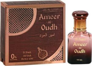 al nuaim ameer-al-oudh / itr oil, perfume oil, 9.9 ml