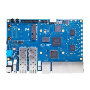 youyeetoo bpi-r3 router development board mediatek mt7986 8g emmc with 2x sfp 2.5gbe/ 5x rj45 gbe