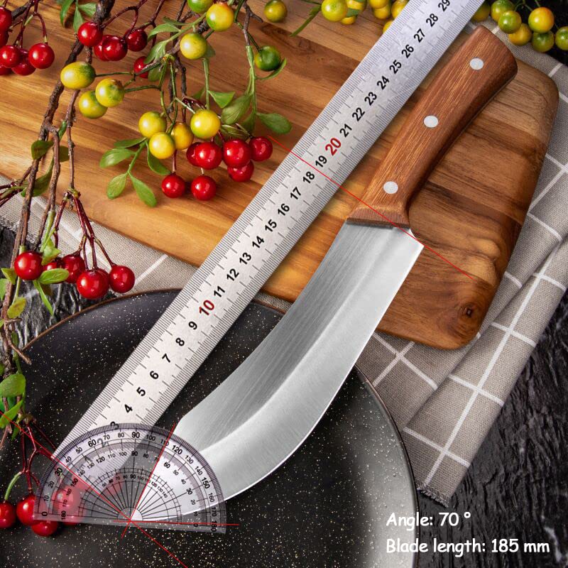 Meat Cleaver, 7.5 inch Kitchen special butcher cutlass knife chef carving meat picking knife chopping chicken and duck slicing double kitchen knife (Color : J-cd93, Kitchen Knife Size : 7.5 inch)