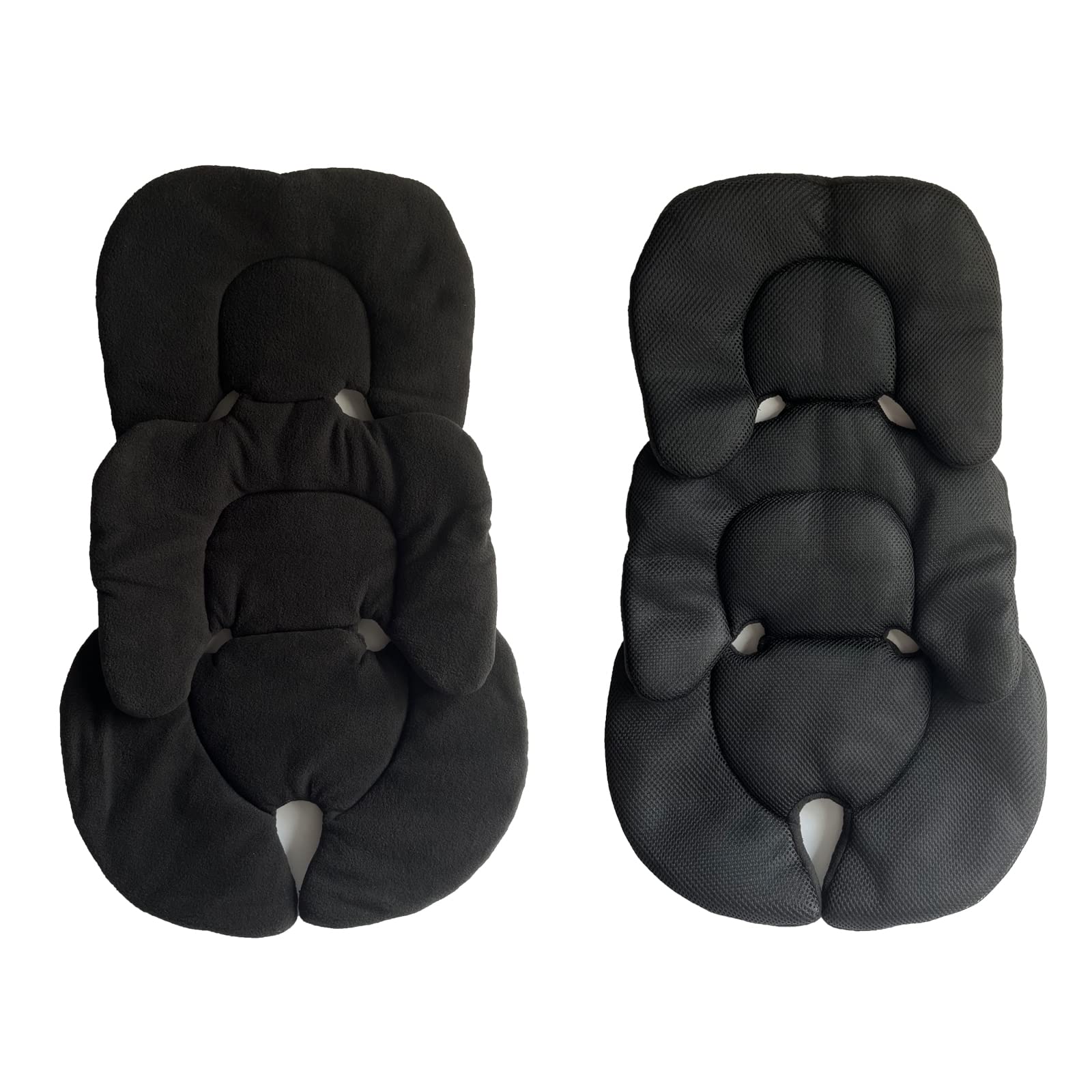 Pram Liner Universal Seat Liner Seat Cushion for Pushchair Stroller Baby Highchair Car Seat Insert Pad Soft Cosy Infant Newborn Reversible for Buggy Bassinet Washable