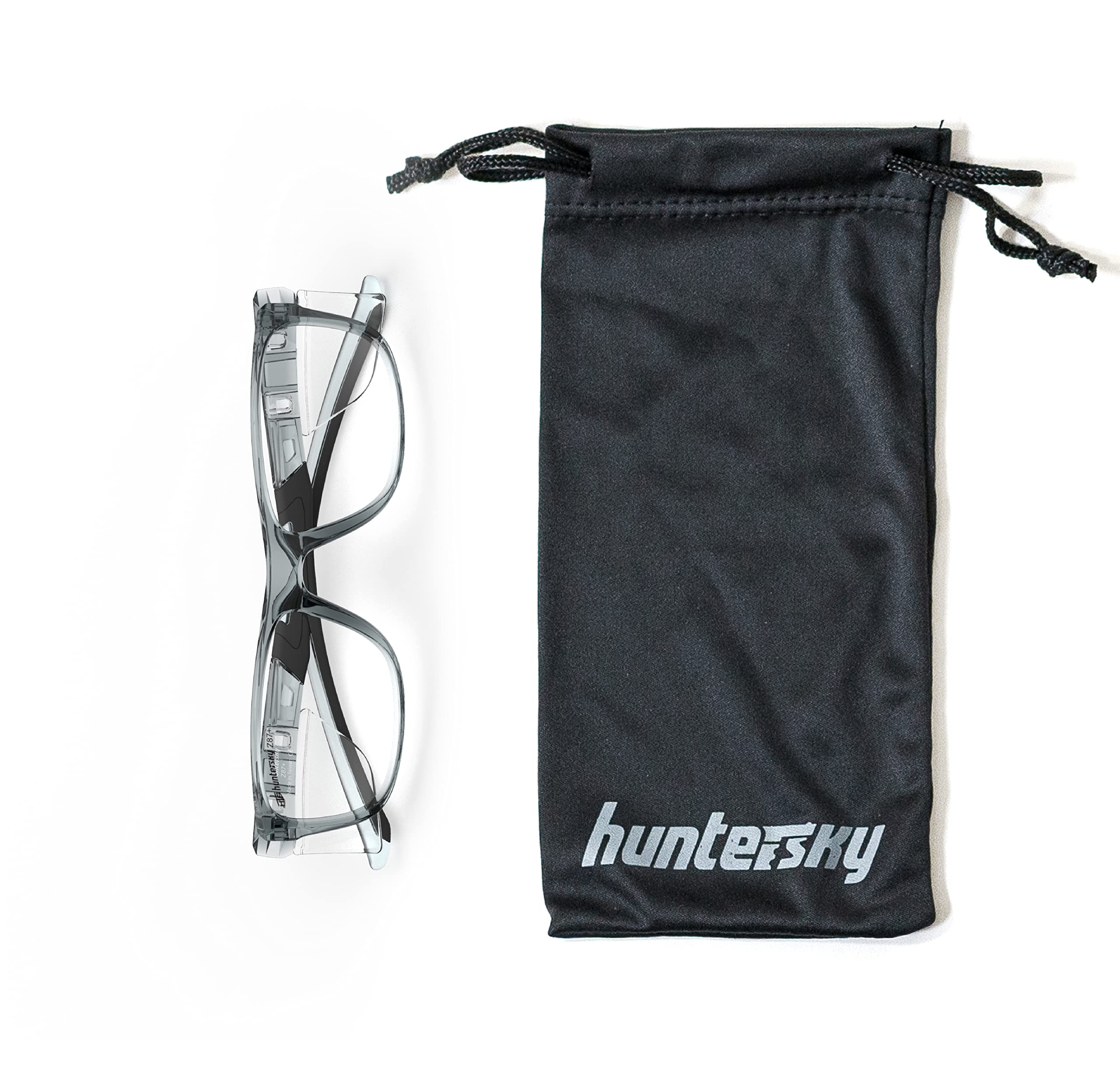 HTS HUNTERSKY P11 Safety work Glasses Women Men Youth with Side Shields Z87 Anti Scratch Fog Resistant nurse medical surgical pickleball Indoor sports