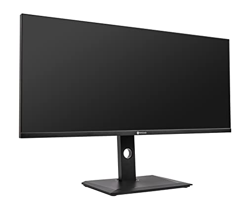 AG Neovo EM3401UQC 34-inch UWQHD 3440 x 1440p USB-C Monitor, IPS Panel, HDMI, DisplayPort and Speakers, Ergonomic Pivot, Swivel and Height Adjustable Stand, HDR400, 75Hz