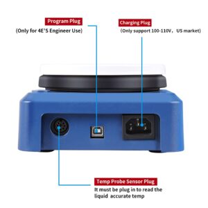 FOUR E'S SCIENTIFIC LED Digital Magnetic Hotplate Stirrer with Stand