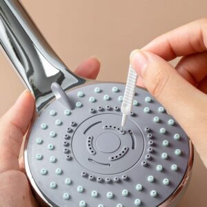 Shower Nozzle Cleaning Brush 30pcs, Anti-Clogging Shower Hole Cleaning Brush Shower Head Cleaning Brush Multifunctional Small Cleaning Brush for Pore Hole Bathroom Home Supplies Nylon Bristle Cleaner