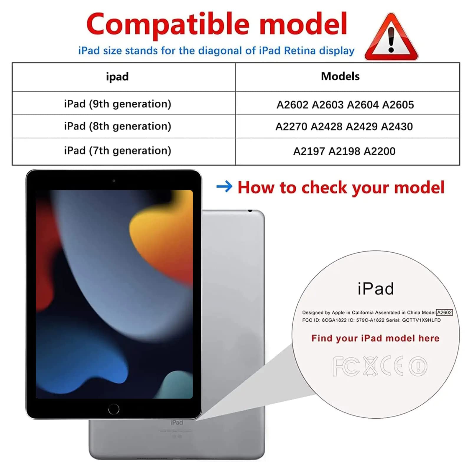 ORIbox Screen Protector compatible with iPad (9/8/7 Generation, 2021/2020/2019 Model,10.2-Inch), Tempered Glass Film[2 Pack], transparent (ORI002)