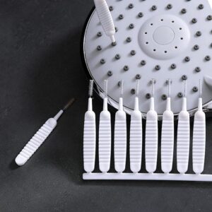 Shower Nozzle Cleaning Brush 30pcs, Anti-Clogging Shower Hole Cleaning Brush Shower Head Cleaning Brush Multifunctional Small Cleaning Brush for Pore Hole Bathroom Home Supplies Nylon Bristle Cleaner