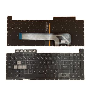 laptop replacement us layout rgb colorful backlight keyboard for asus tuf gaming 8 f15 fx506 fa506 fa506ii fx506h fa506q fx506l fa506h f17 fx706 fx706l fa706u fx706u fa706 661vus00