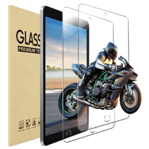 oribox screen protector compatible with ipad (9/8/7 generation, 2021/2020/2019 model,10.2-inch), tempered glass film[2 pack], transparent (ori002)