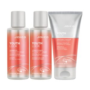 joico youthlock shampoo conditioner masque mini set