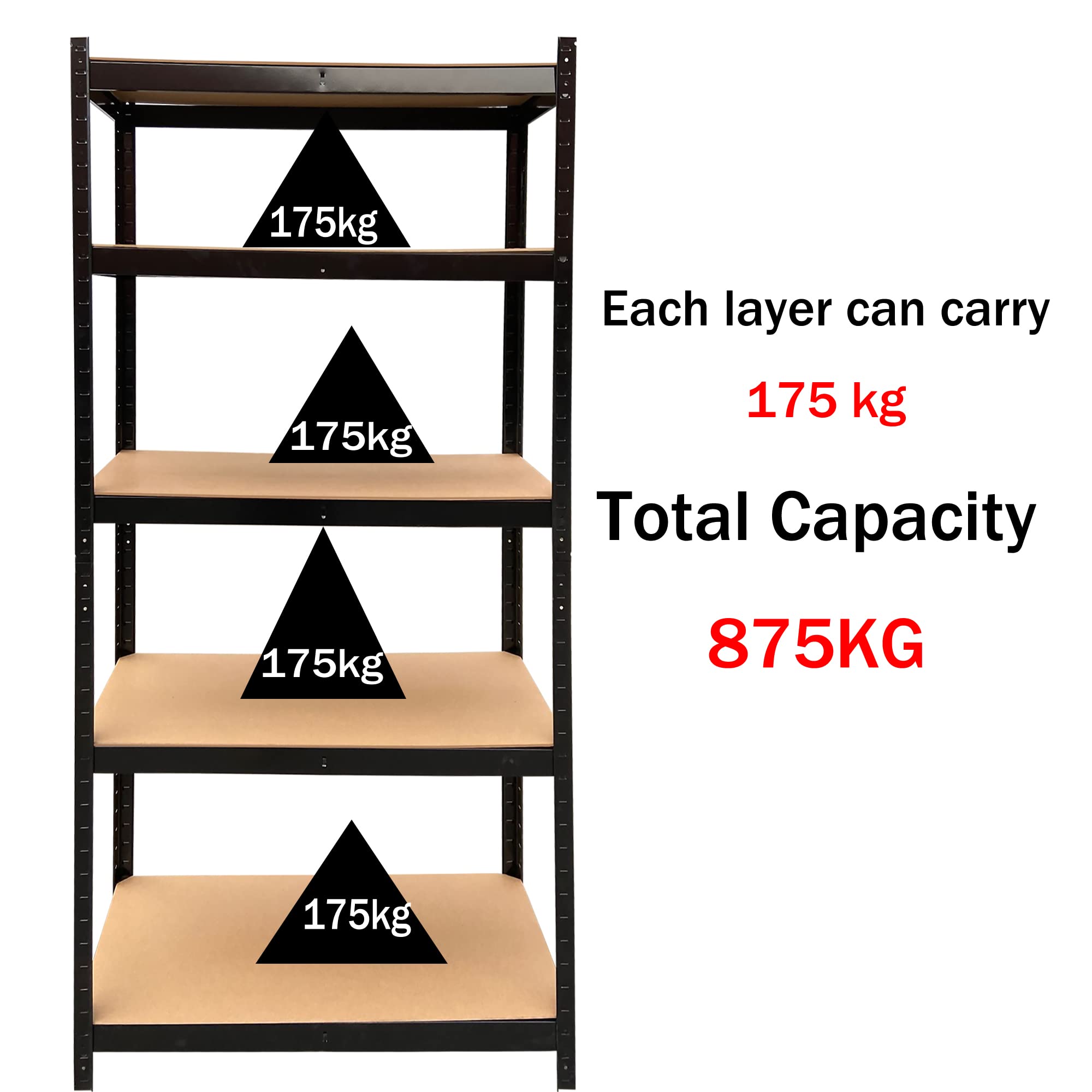 ANSIMIDA 79" Heavy Duty Garage Storage Shelves, Adjustable1410LBS. Capacity 4 Tier Metal Shelving,Garage Shelving with Metal Shelves, Heavy Duty Shelving Rack Utility Shelf, 39" W x 20 D x79 H