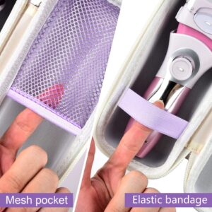 Case Compatible with Panasonic ES2207P/ ES2216PC/ ES2291D Electric Shaver for Women Cordless 3 Blade Razor Pop-Up Trimmer Close Curves. Ladies Shave Razors Holder Fits for Charger -Purple (Box Only)