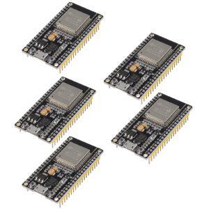 38pins 5pcs esp-wroom-32 esp32 esp-32s nodemcu wifi wlan cp2102 esp32-wroom-32 iot 2-in-1 2.4ghz dual-mode wifi + bluetooth dual cores microcontroller processor compatible with arduino ide