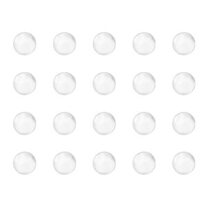 uxcell 5mm solid round clear glass ball boiling stones soda lime glass beads 500pcs