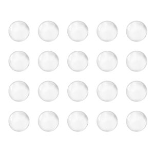 uxcell 9mm solid round clear glass ball boiling stones soda lime glass beads 100pcs