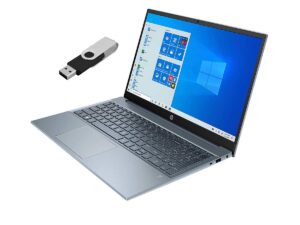 2022 hp pavilion 15.6" fhd touchscreen laptop 12th gen 10-core intel i7-1255u 20gb ddr4 1tb nvme ssd iris xe graphics hdmi webcam wifi-6 bluetooth backlit keyboard windows 11 pro w/ ratzk 32gb usb