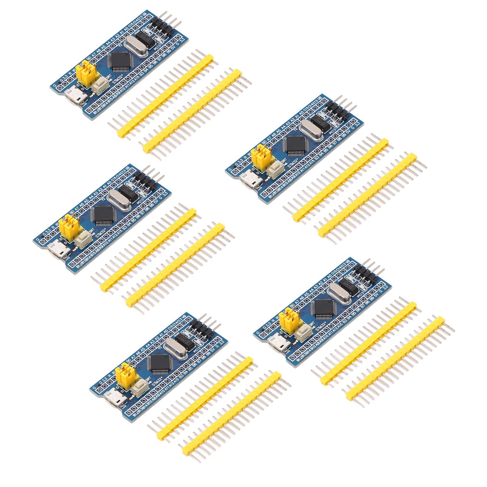 5PCS STM32F103C8T6 STM32 Minimum System Development Board Module 40 Pin Core Learning Module for