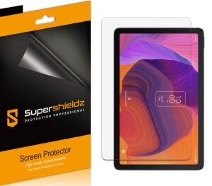 supershieldz (3 pack) designed for t-mobile revvl tab 5g 10.36 inch/tcl tab pro 5g 10.36 inch/tcl tabmax 10.4 inch screen protector, high definition clear shield (pet)